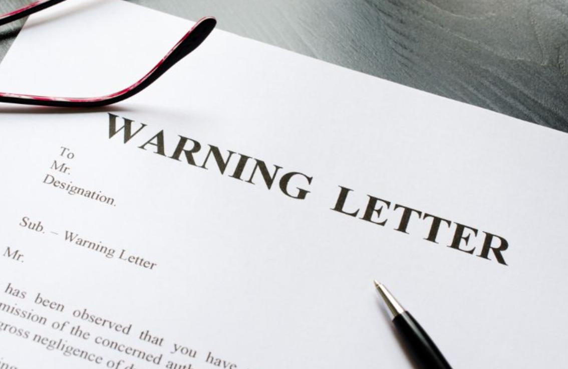 Dapat Warning Letter? Ini Punca dan Contoh Warning Letter